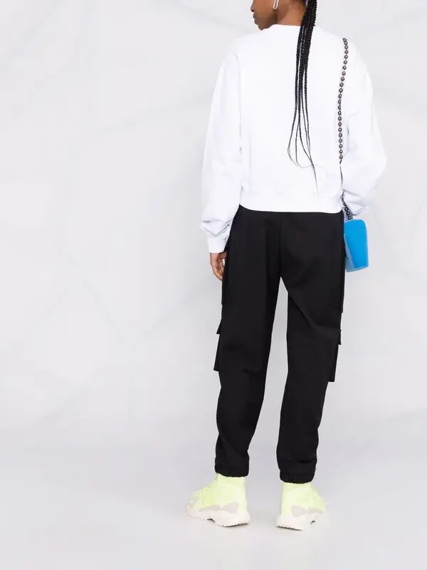 Off-White Off-stamp Cropped Sweatshirt