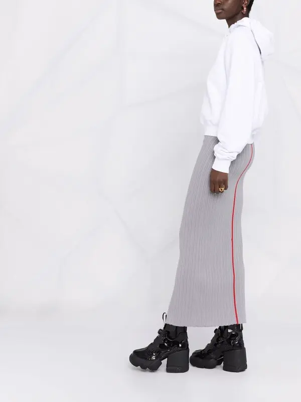 Off-White Off" Logo Cropped Hoodie