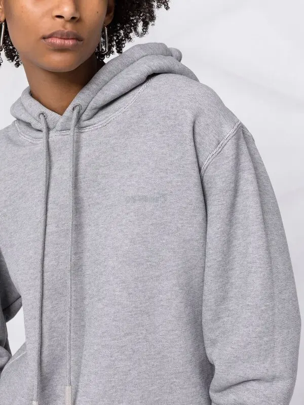 Off-White Diag-stripe Print Hoodie - Grey