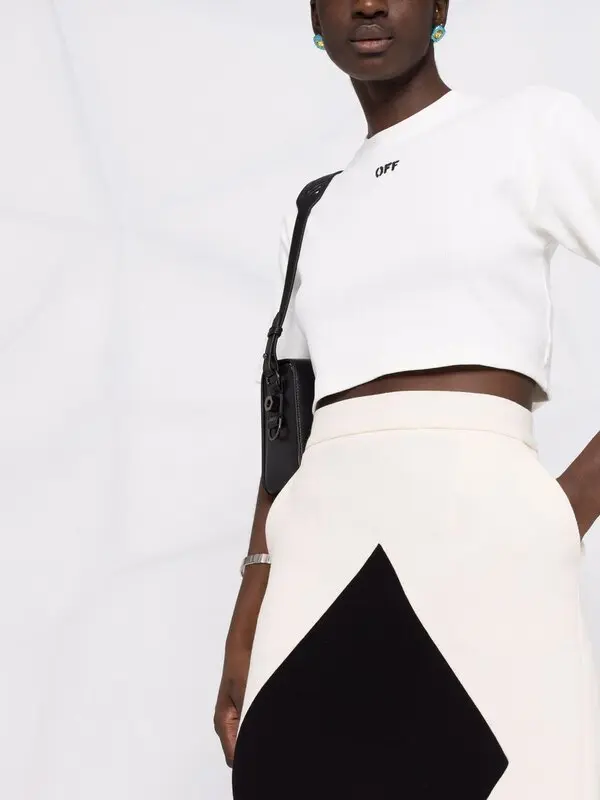 Off-White Off-stamp Cropped T-shirt