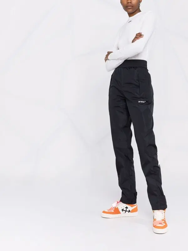 Off-White High-waisted Diag Track Pants