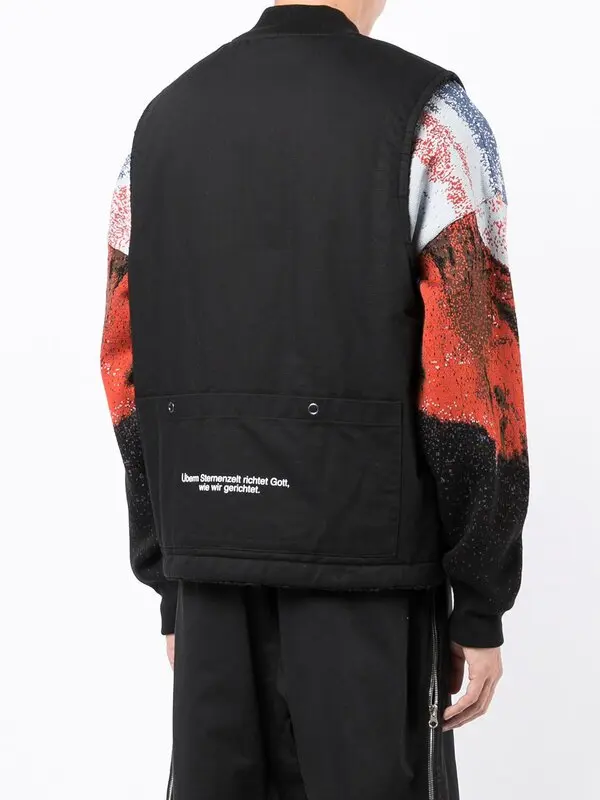 UNDERCOVERISM Slogan-print Reversible Gilet