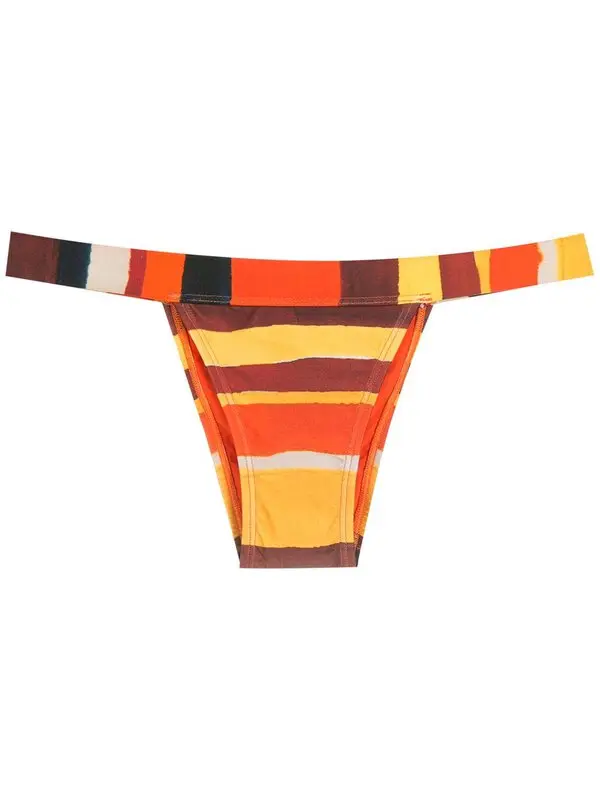 LENNY NIEMEYER Waistband Bikini Bottom - Orange