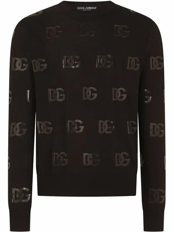 Dolce & Gabbana Sequin-logo Jumper