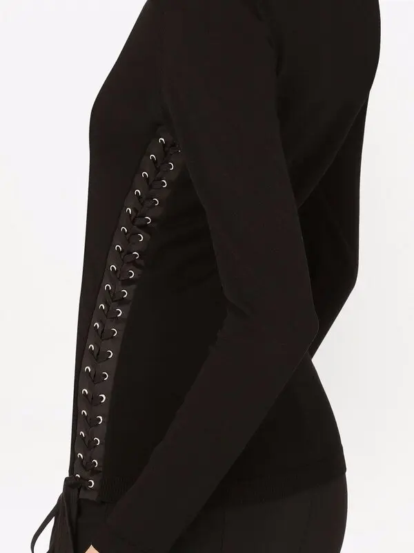 Dolce & Gabbana Scoop-neck Jumper - Black