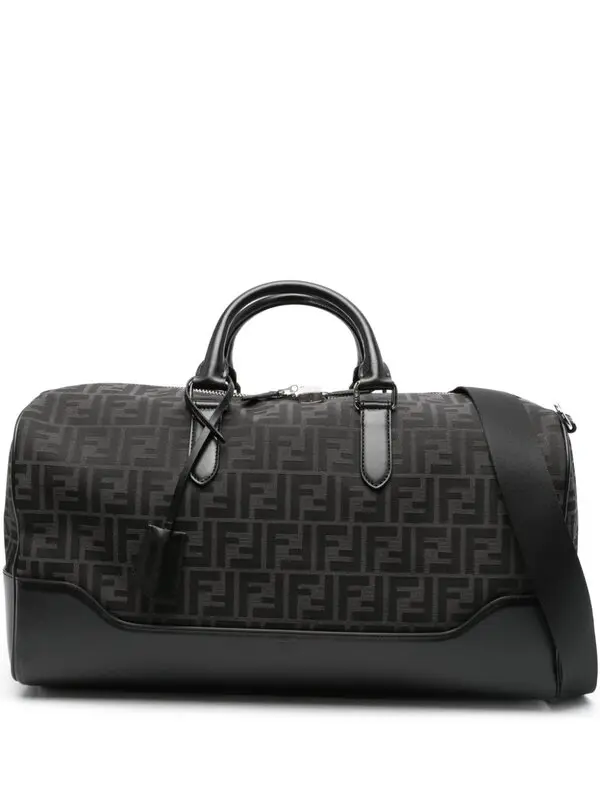 Fendi Ff-logo Holdall - Black