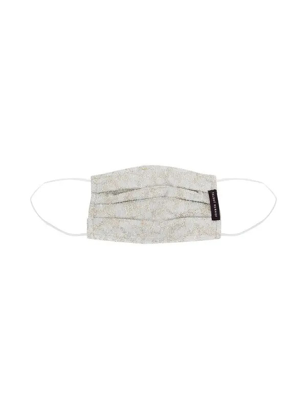 Talbot Runhof Marble-pattern Face Mask