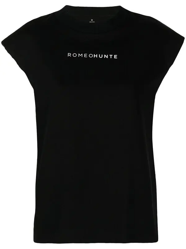 ROMEO HUNTE Logo-print T-shirt - Black