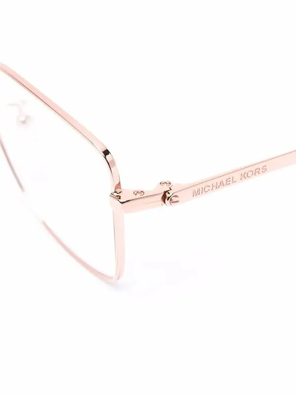 Michael Kors Logo Square-frame Glasses