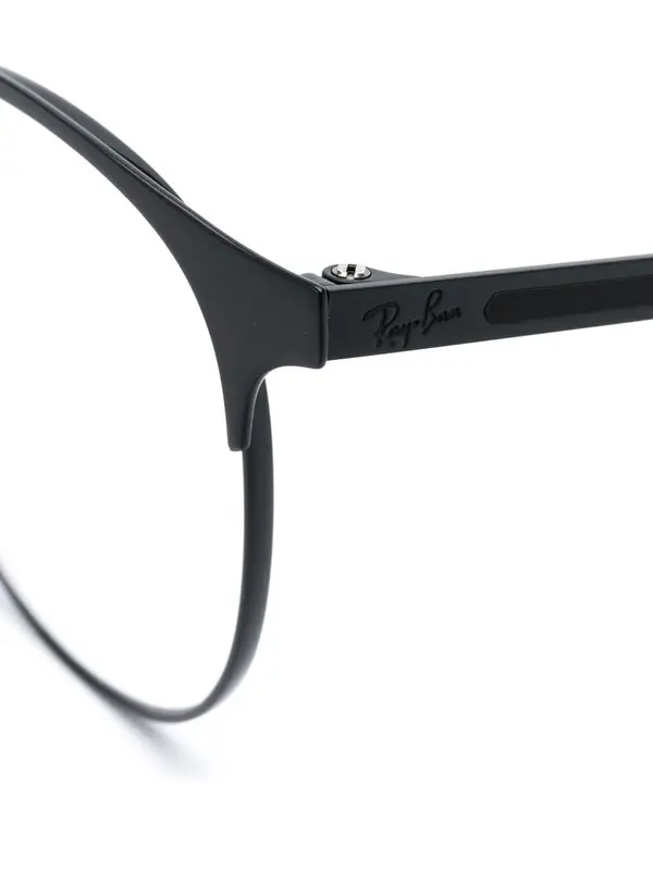 Ray-ban Round Metal Eyeglasses - Black