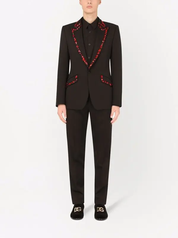 Dolce & Gabbana Sicilia-fit Rhinestone-embellished Suit