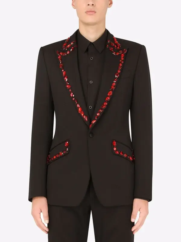 Dolce & Gabbana Sicilia-fit Rhinestone-embellished Suit