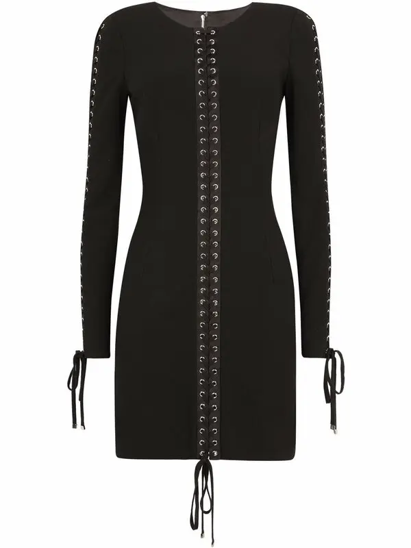 Dolce & Gabbana Eyelet-detail Minidress