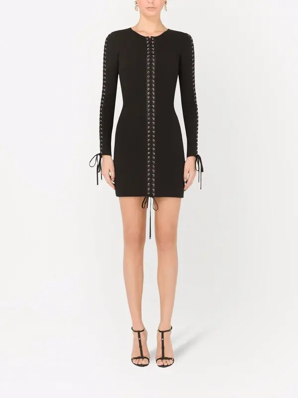 Dolce & Gabbana Eyelet-detail Minidress