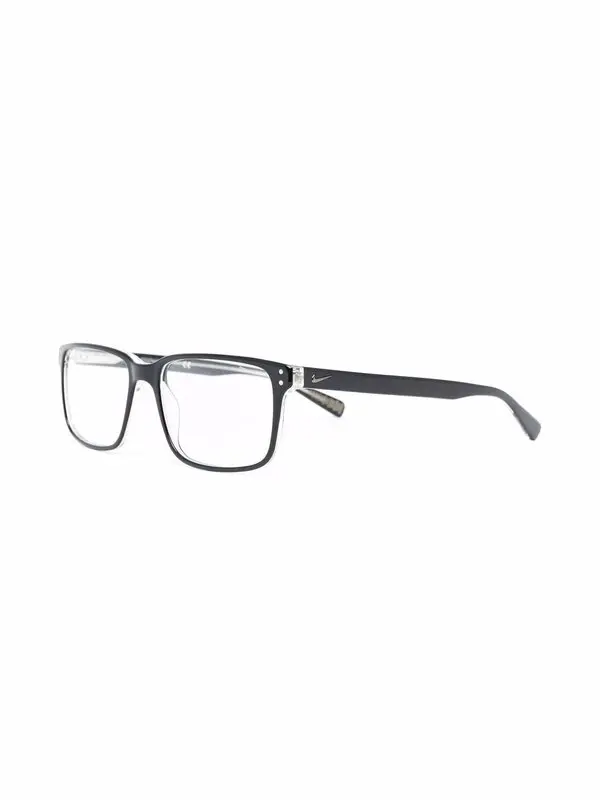 Nike Rectangle-frame Logo-print Glasses