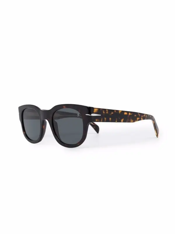 DB EYEWEAR BY DAVID BECKHAM Tortoiseshell Square-frame Sunglasses