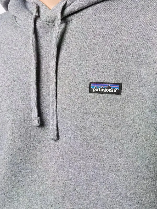 Patagonia Logo-patch Long-sleeved Hoodie