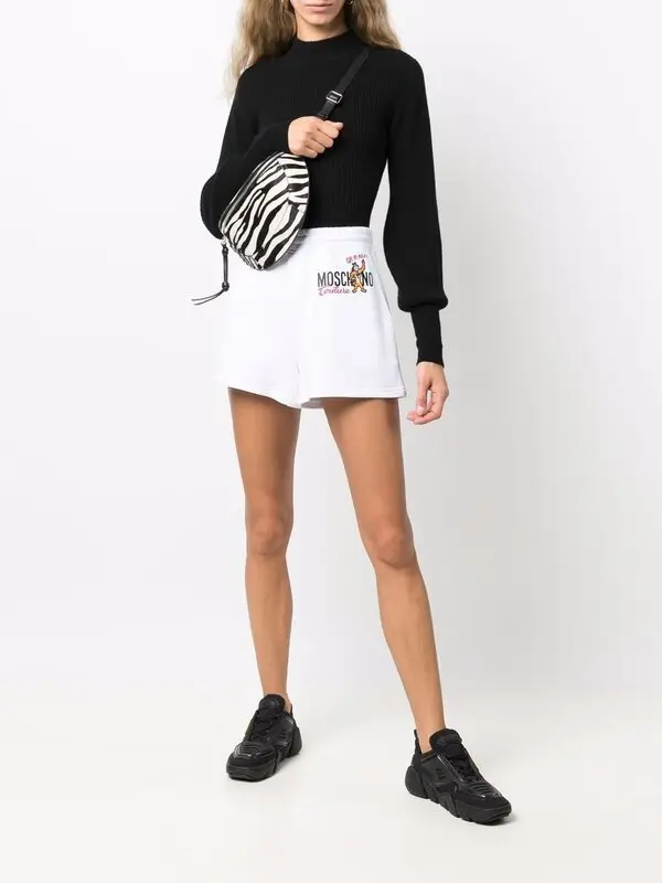 Moschino X Kellog's Logo-printed Track Shorts