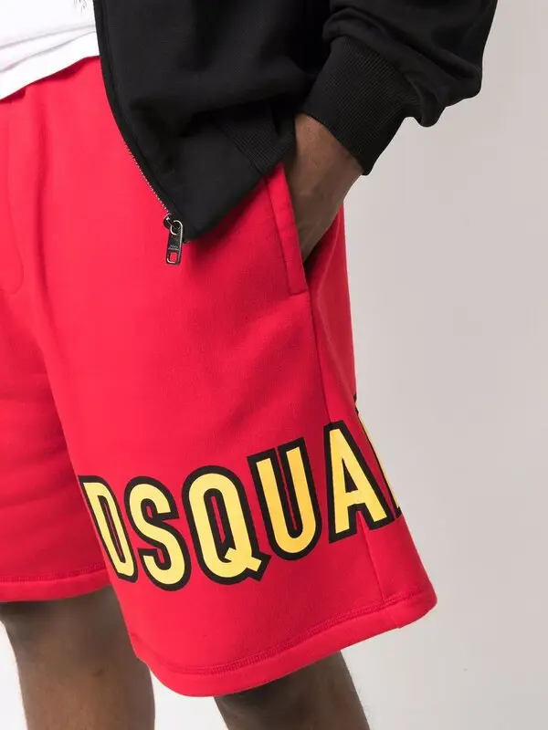 Dsquared2 Logo-print Cotton Shorts