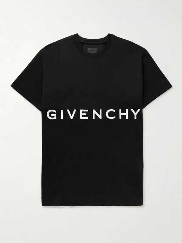 Givenchy Logo-embroidered Cotton-jersey T-shirt