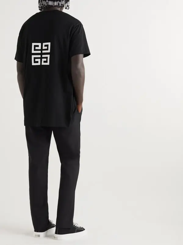 Givenchy Logo-embroidered Cotton-jersey T-shirt