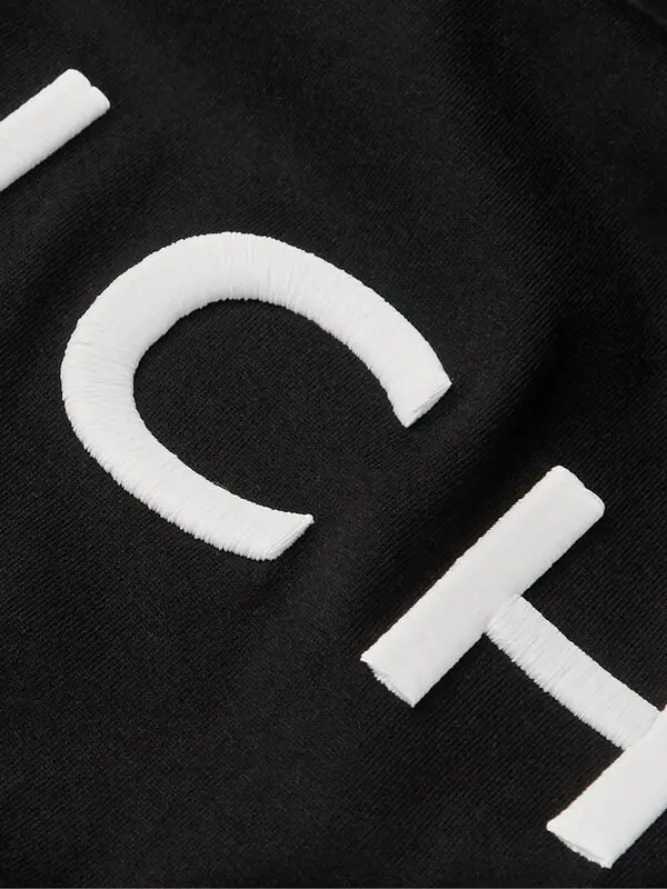 Givenchy Logo-embroidered Cotton-jersey T-shirt
