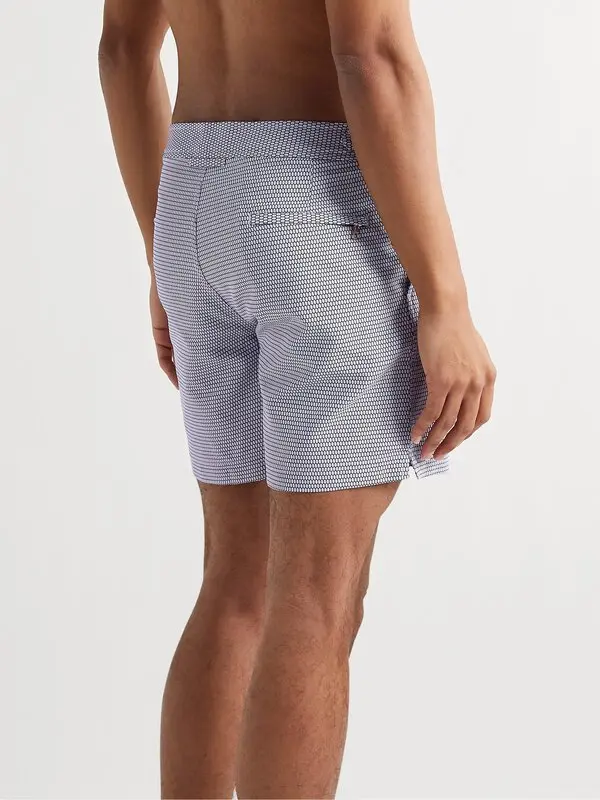 Orlebar Brown Bulldog X Fenella Jacquard Swim Shorts - Blue