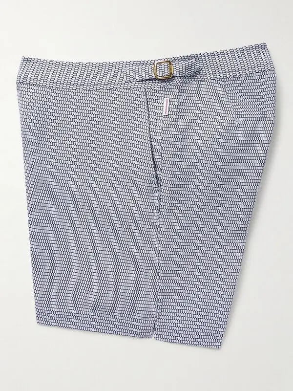Orlebar Brown Bulldog X Fenella Jacquard Swim Shorts - Blue