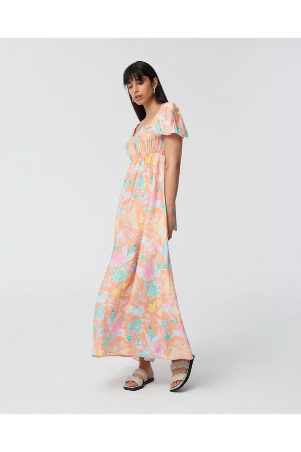 Diane Von Furstenberg Dhalia Cotton-Voile Maxi Dress In Karala In Natural -  60% Off | Editorialist
