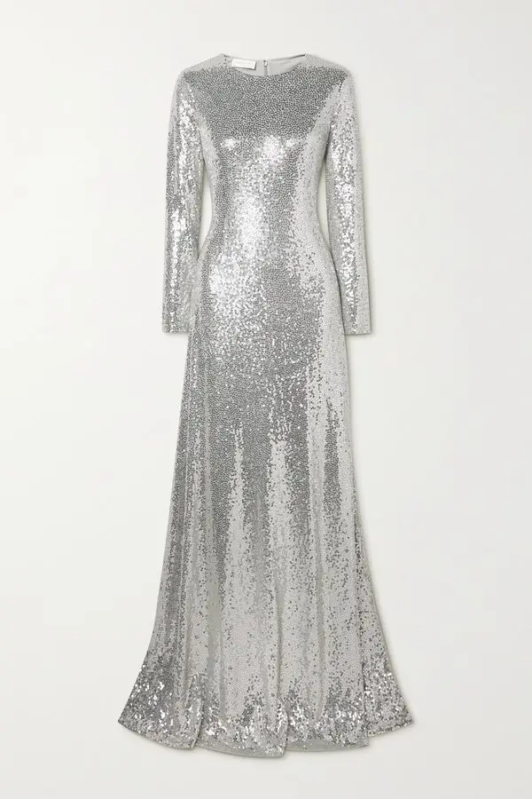 Michael Kors Sequined Jersey Gown