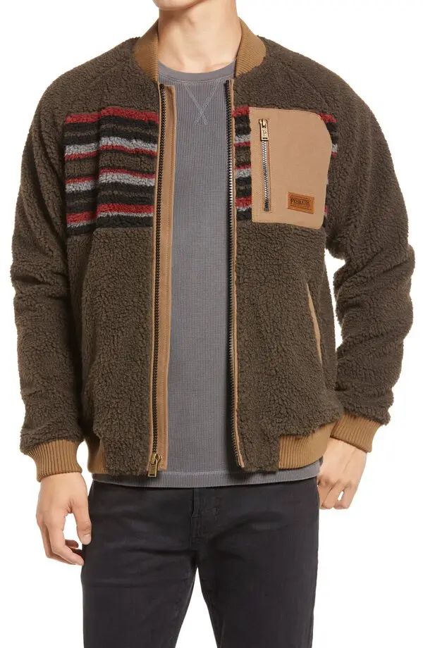 Pendleton Lodgepine High Pile Fleece Bomber Jacket