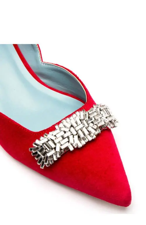 FRANCES VALENTINE Paula D'orsay Pump - Red