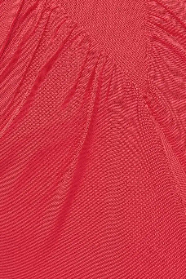 Roberto Cavalli Ruched Stretch-jersey Top