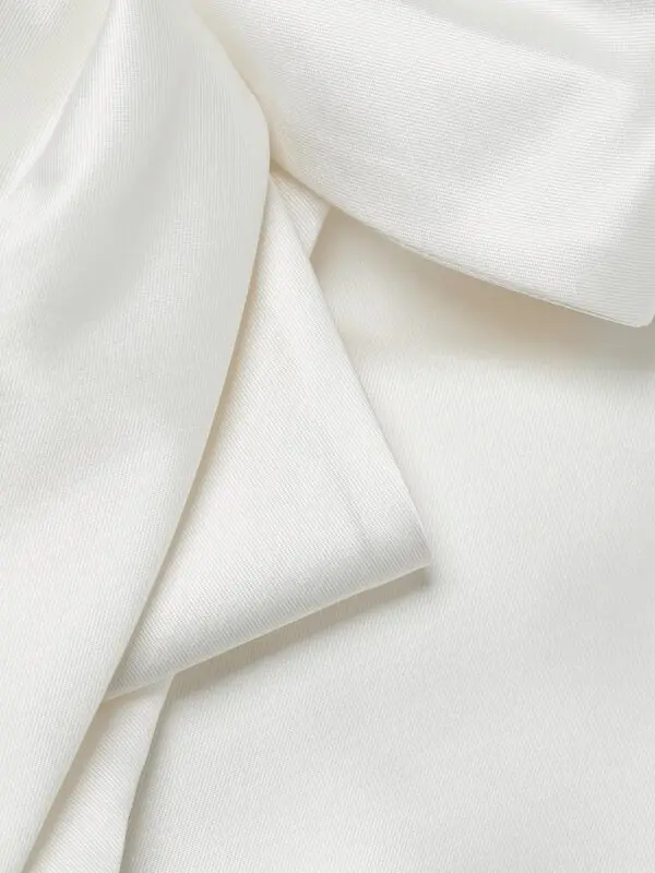 Amsale Mikado Off-the-shoulder Shift Dress