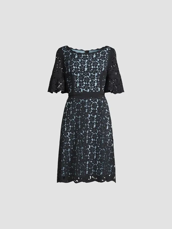 Shani Crepe Fit-&-flare Dress