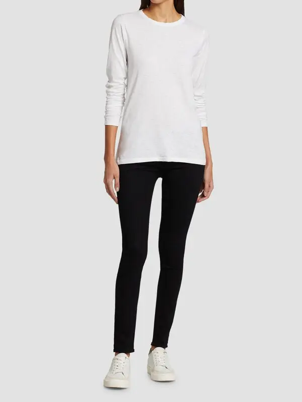 Rag & Bone Slubbed Long-sleeve Top - Bright White