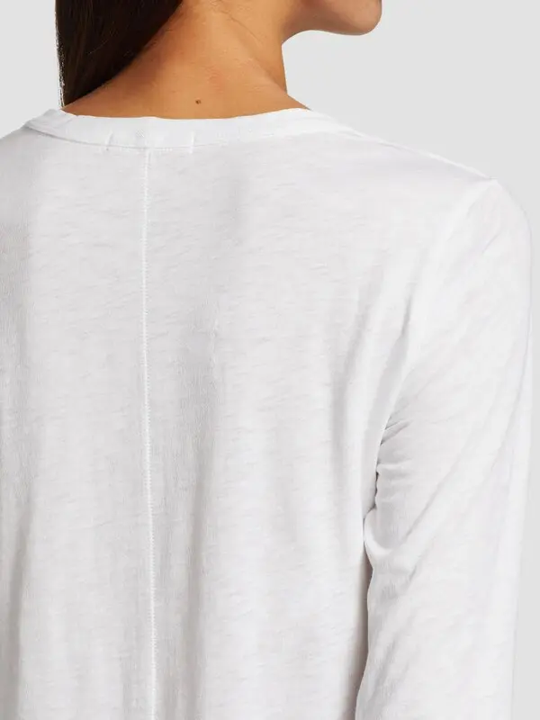 Rag & Bone Slubbed Long-sleeve Top - Bright White