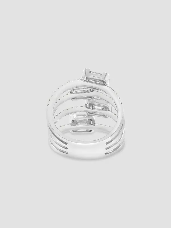 Saks Fifth Avenue Collection 14k & Multi-cut 1.70 Tcw Diamond Openwork Ring