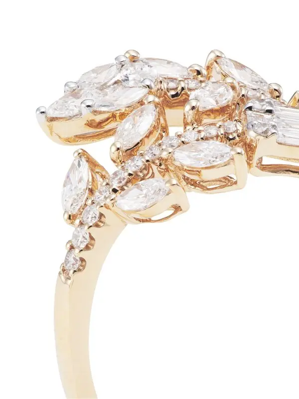 Saks Fifth Avenue Collection 14k & Multi-cut 1.04 Tcw Diamond Vine Ring