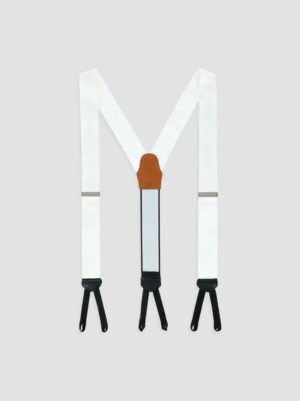Trafalgar Leyton Formal Brace - White