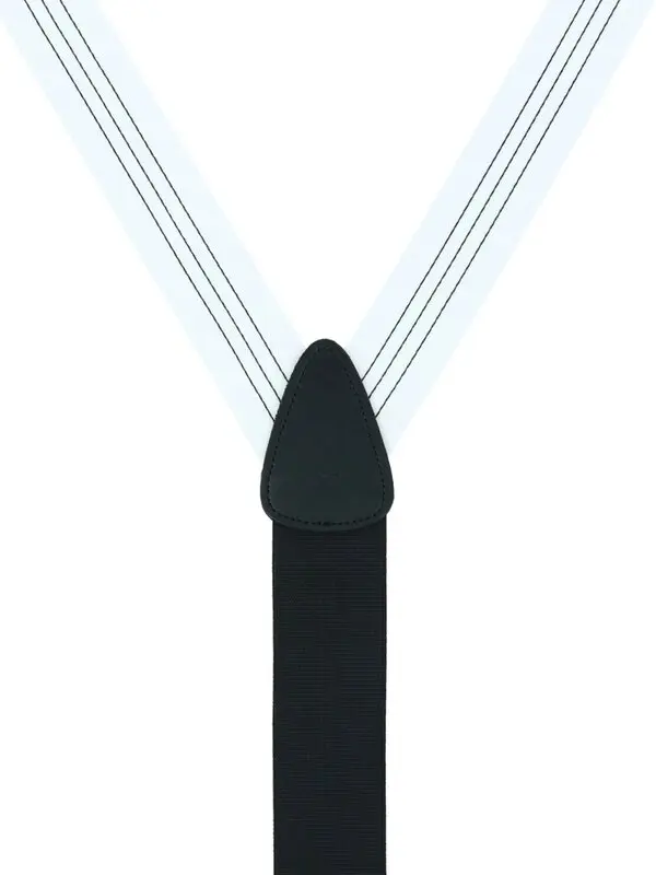 Trafalgar Fredrick Center Stripe Suspenders - White