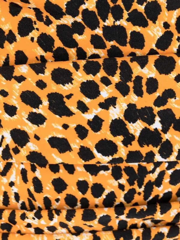 GANNI Animal-print One-piece Swimsuit