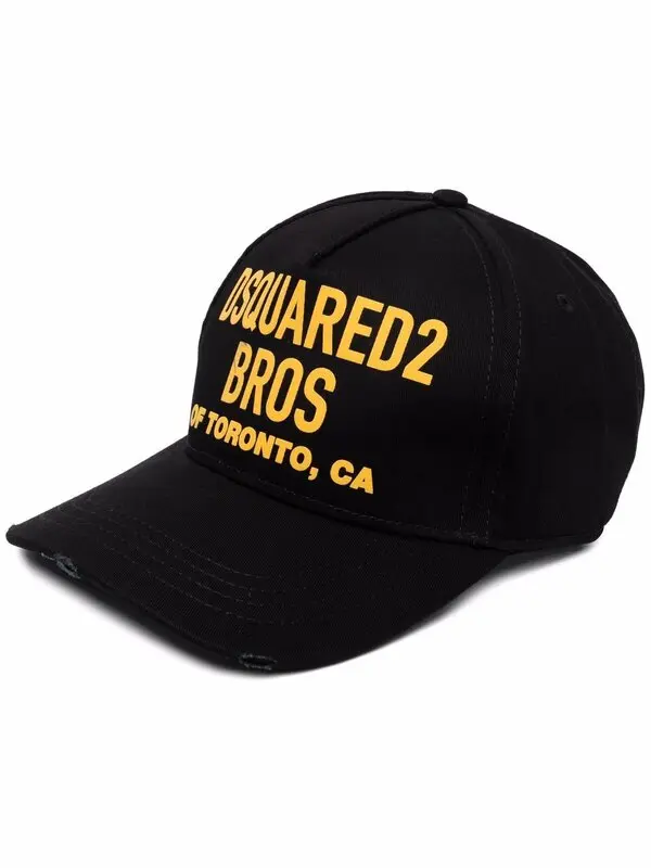 Dsquared2 Logo-embroidered Baseball Cap - Black