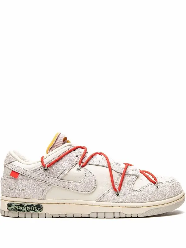 Nike X Off White Dunk Low Lot 33 Sneakers - Neutrals