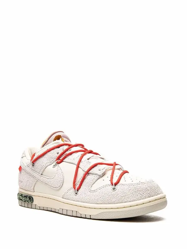 Nike X Off White Dunk Low Lot 33 Sneakers - Neutrals