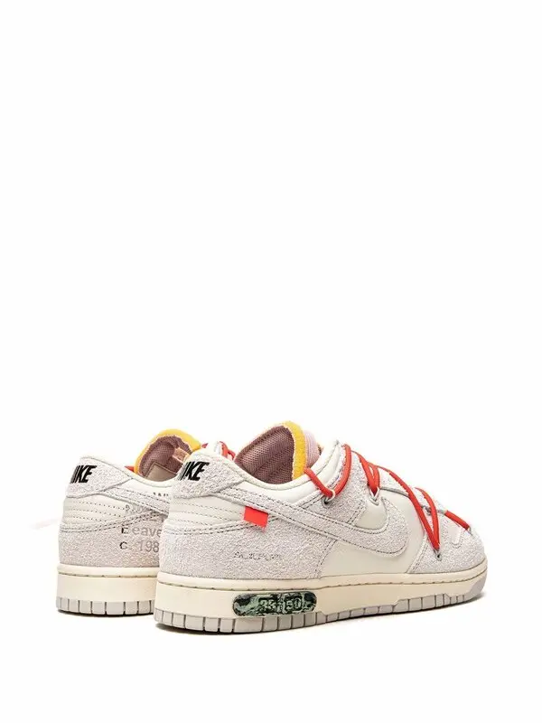 Nike X Off White Dunk Low Lot 33 Sneakers - Neutrals