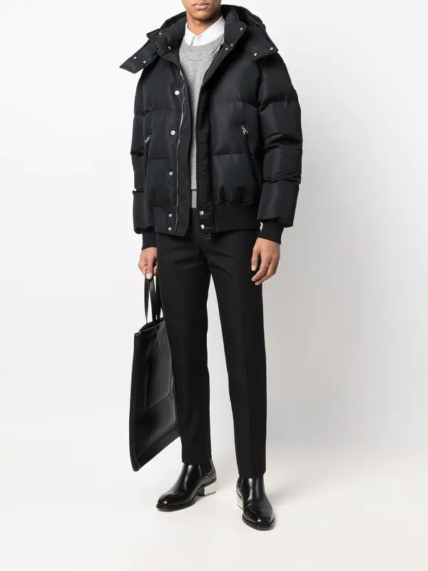 Alexander McQueen Logo-print Padded Puffer Jacket