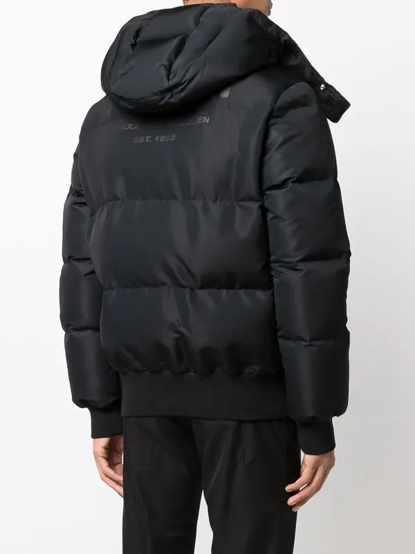 Alexander McQueen Logo-print Padded Puffer Jacket