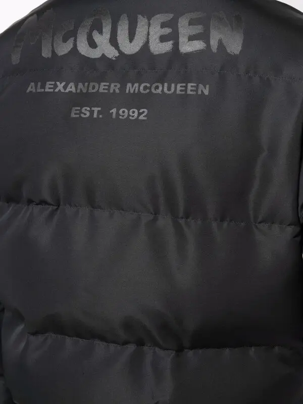 Alexander McQueen Logo-print Padded Puffer Jacket