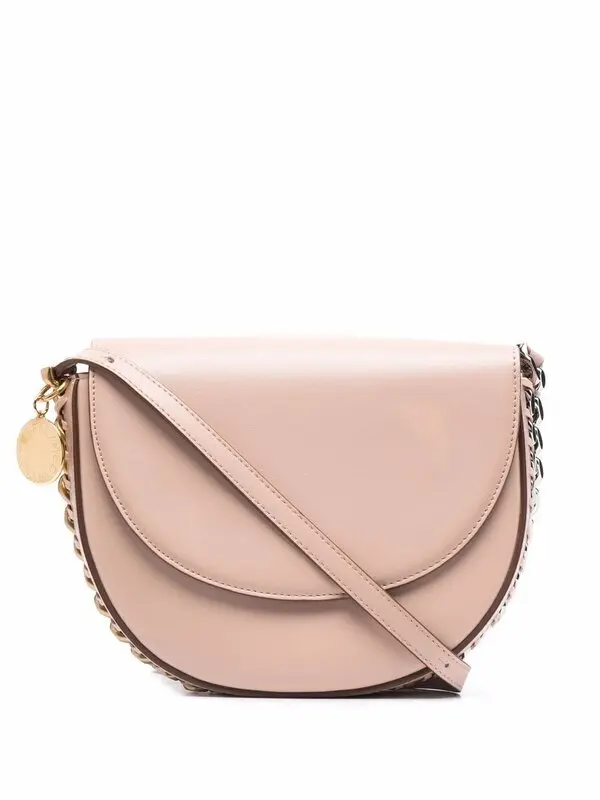 Stella McCartney Chain-trimmed Shoulder Bag - Pink